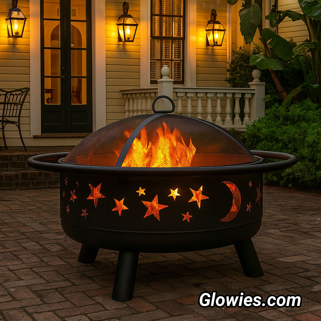 Moon and Stars Fire Pit: Light Up the Night with Celestial Magic ...